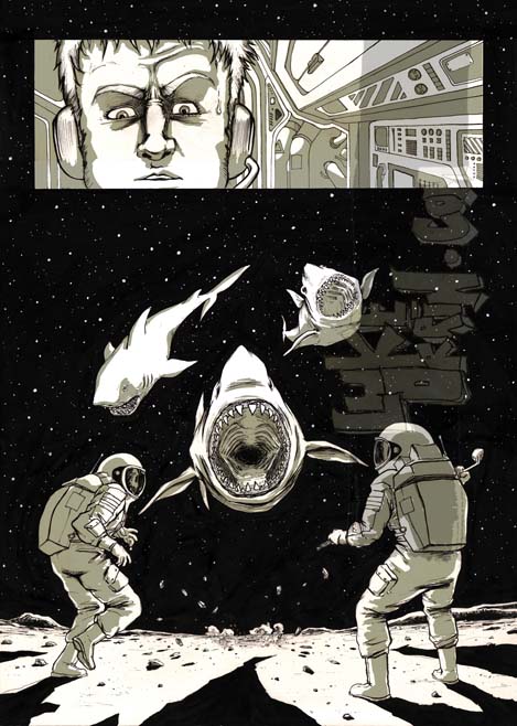 SPACE SHARKS!! – Luke Orrin